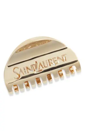 Saint Laurent Logo Claw Clip