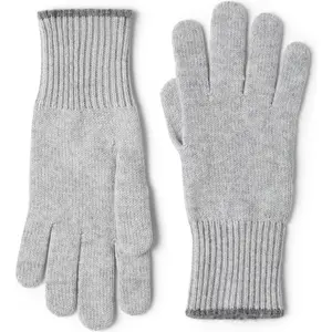 Brunello Cucinelli Cashmere Knit Gloves - Grey