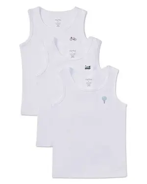MEMOI Ribbed Tank Top 3-pair Pack