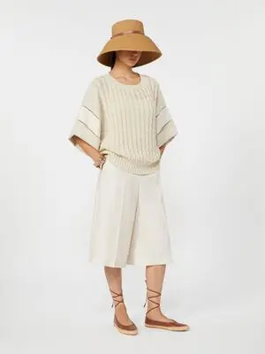 Max Mara Linen Bermuda Shorts