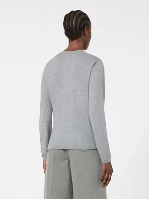 Max Mara Cashmere Yarn Sweater - Light Grey