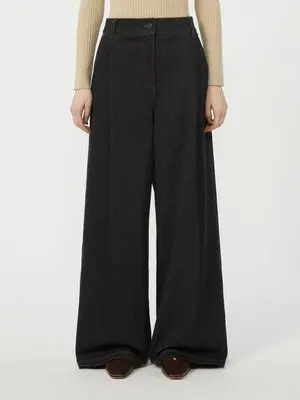 Max Mara Denim-effect Jersey Five-pocket Trousers