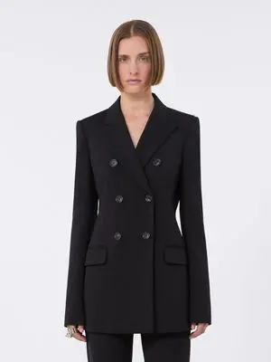 Max Mara Jersey Double-breasted Blazer