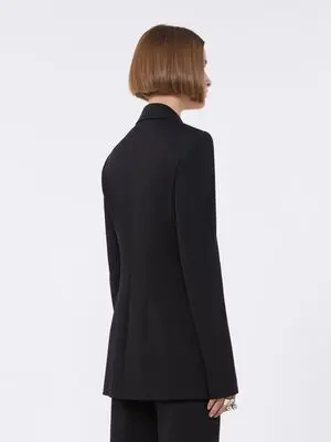 Max Mara Jersey Double-breasted Blazer