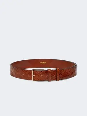 Max Mara Silver Tone Belts For Women