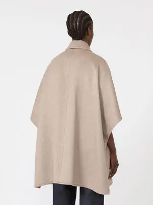 Max Mara Lightweight Cashmere Broadcloth Cape