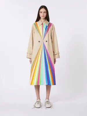 Max Mara Printed Trench Coat