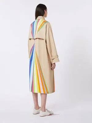 Max Mara Printed Trench Coat