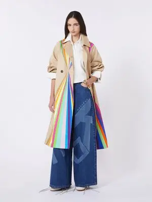 Max Mara Printed Trench Coat