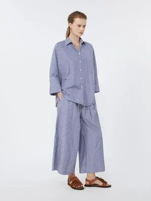 Max Mara Cotton Poplin Oversized Shirt