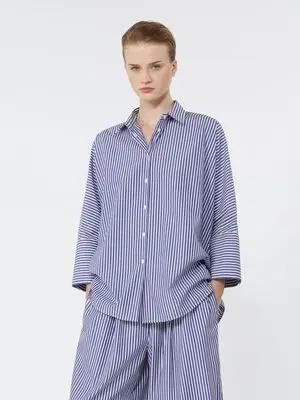 Max Mara Cotton Poplin Oversized Shirt