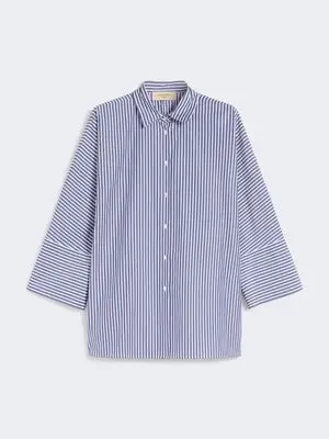 Max Mara Cotton Poplin Oversized Shirt