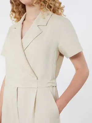 Max Mara Viscose And Linen Batavia Jumpsuit