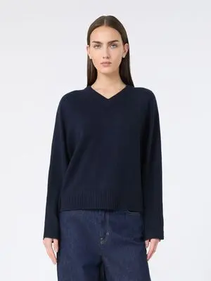 Max Mara Cashmere V-neck Pullover