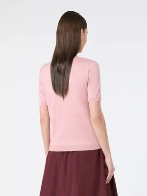 Max Mara Silk And Cotton Jumper - Pink