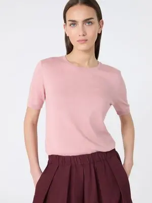 Max Mara Silk And Cotton Jumper - Pink