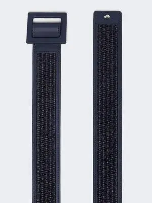 Max Mara Raffia Effect Belt - Ultramarine