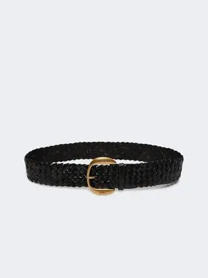 MAX MARA Braided Leather Belt