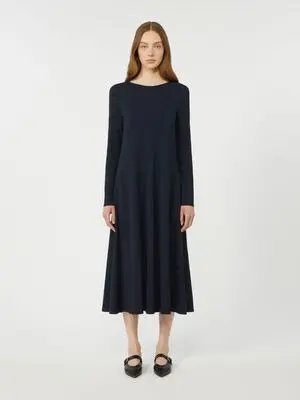 Max Mara Long Viscose Jersey Dress