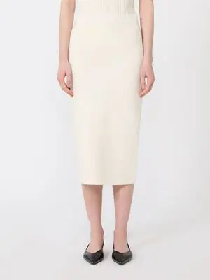 Max Mara Stretch Viscose Knit Pencil Skirt