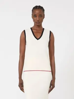 Max Mara Viscose-blend Yarn Tank Top