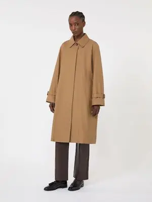 Max Mara Water-repellent Cotton-blend Trench Coat