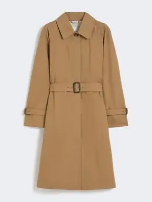 Max Mara Water-repellent Cotton-blend Trench Coat