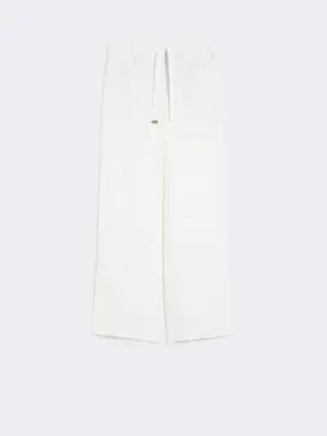 Max Mara Linen Basketweave Trousers