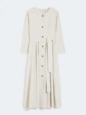 Max Mara Cotton Poplin Fit-and-flare Dress - Ice