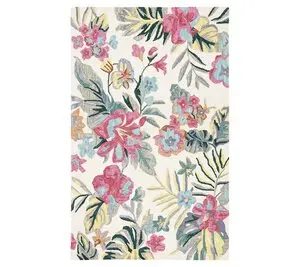 SAFAVIEH Floral Majesty 5' X 8' Hand Tufted Woo L Rug - One-color