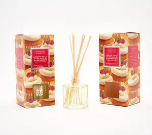 HOMEWORX BY SLATKIN + CO. Homeworx Slatkin+co. S/2 Rasp Limon Cupcake Reed Diffusers - One-color