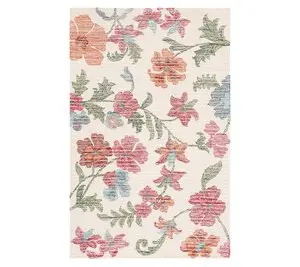 SAFAVIEH Rustic Blossom 5' X 8' Hand Tufted Woo L Rug - One-color