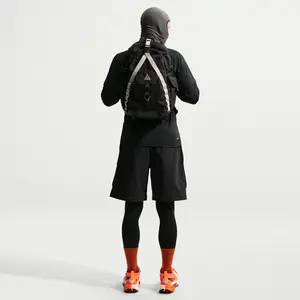 Nike Wildsee" Dri-fit Short-sleeve Base Layer Top - Black