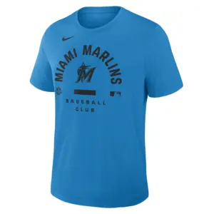 Nike Miami Marlins Authentic Collection Early Work Dri-fit Mlb T-shirt