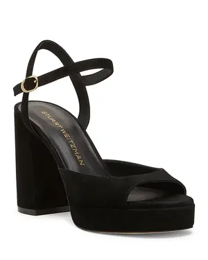 STUART WEITZMAN Dayna Ii Platform Sandals - Black