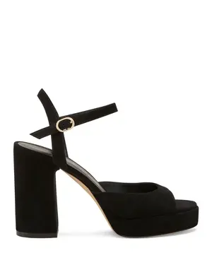 STUART WEITZMAN Dayna Ii Platform Sandals - Black
