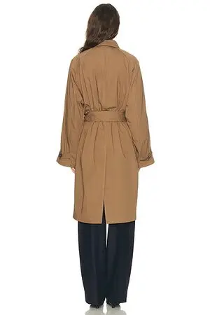 TOTEME Trench Coat With Detachable Waist-tie - Hazel