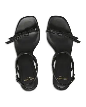 Kate Spade New York Loop High Heel Sandals - Black