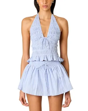 NIA Chandler Top - Chambray