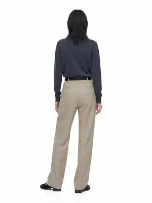 THE FRANKIE SHOP Eve' High Neck Sweater - Gray
