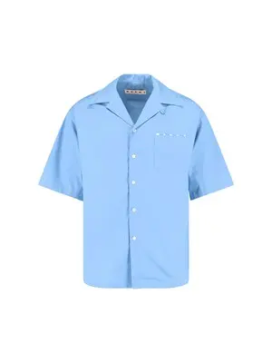 Marni Bowling Shirt - Light Blue