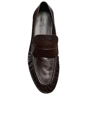 THE ROW Soft Loafer - Deep Brown