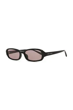 Saint Laurent Sl Logo Erin Rectangular Sunglasses