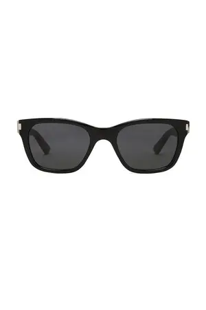 Saint Laurent Rectangular Sunglasses - Black