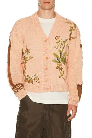 Men's Embroidered Cardigans