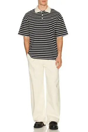 A.p.c. Polo In Blue - Dark Navy