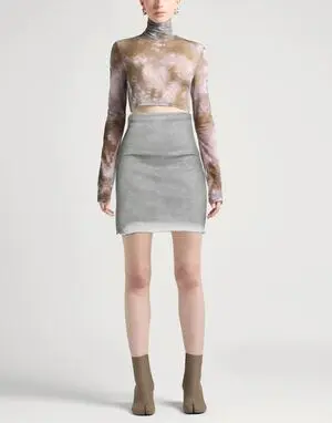 Rick Owens Denim Pencil Skirt
