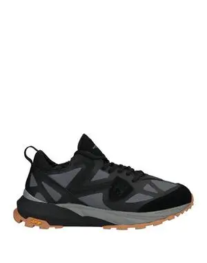 Philippe Model Sneakers In Leather And Technical Fabric - Black