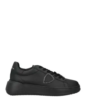 Philippe Model Leather Low-top Sneakers - Black