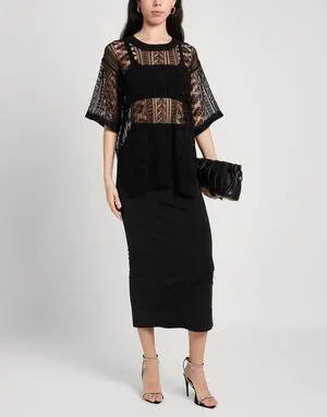 ROBERTO COLLINA Crochet-knit Short Sleeve Sweater